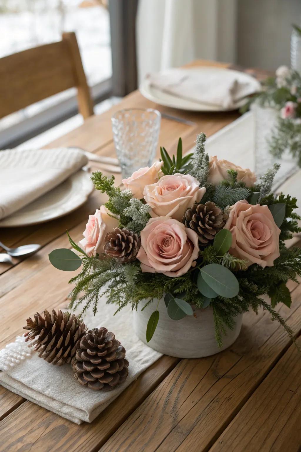17+ Simple Rose Centerpiece Ideas for Your Home - Vervilla