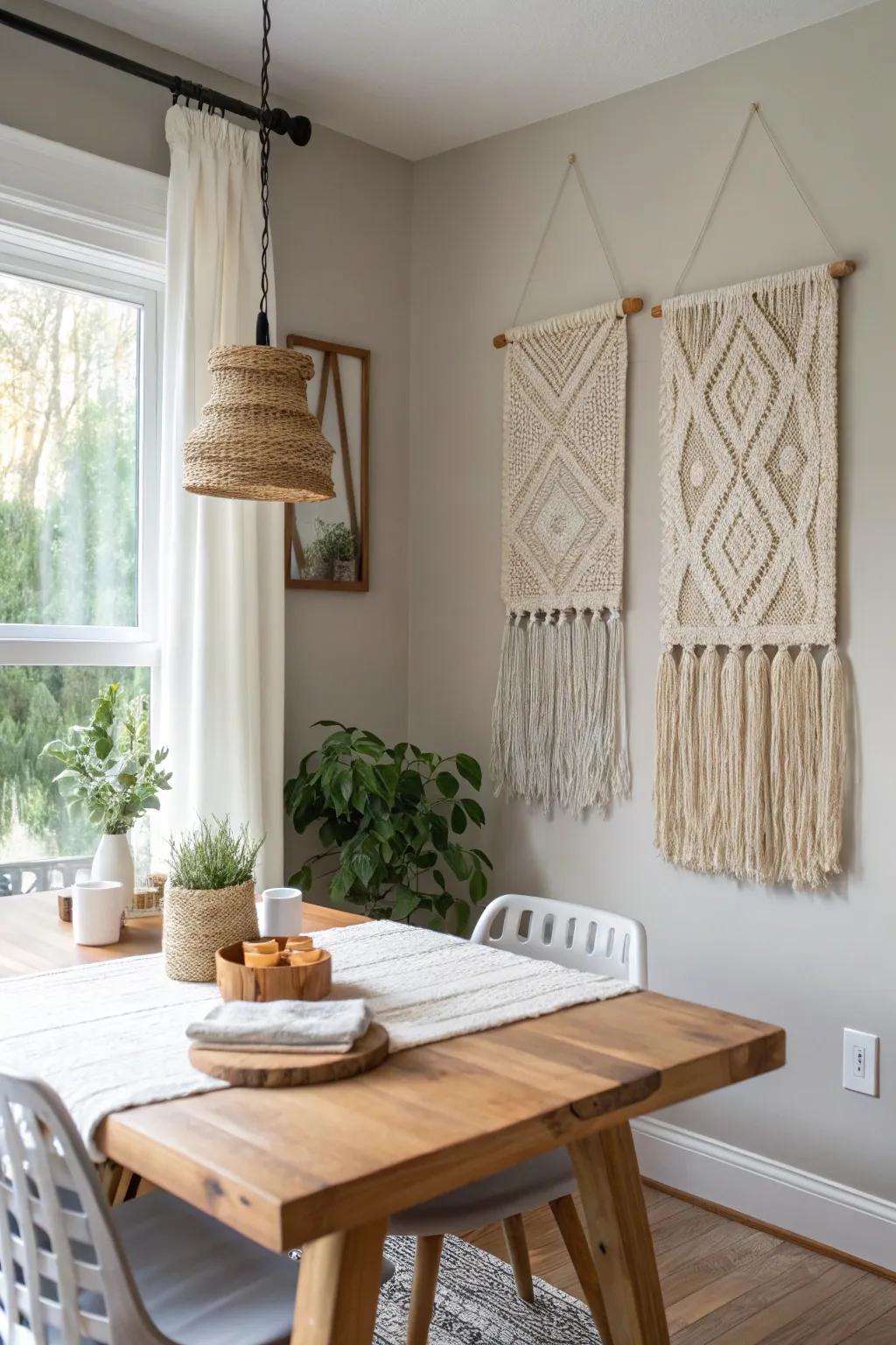 19+ Chic Modern Farmhouse Dining Room Wall Decor Ideas - Vervilla