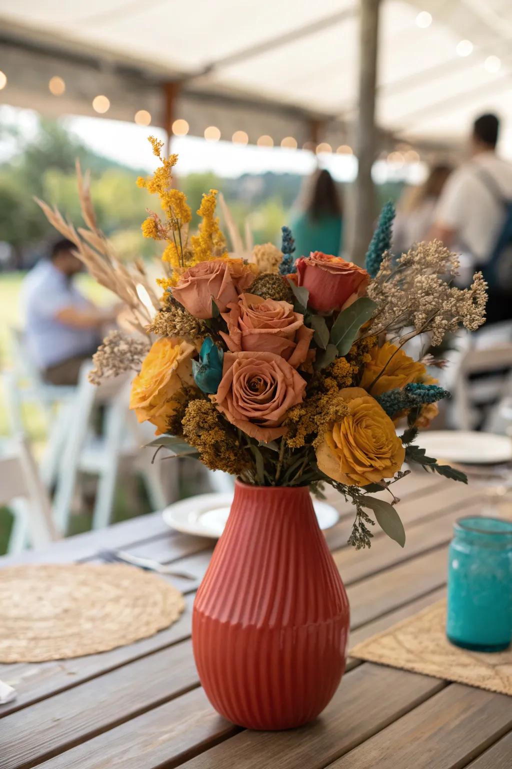 17+ Simple Rose Centerpiece Ideas for Your Home - Vervilla