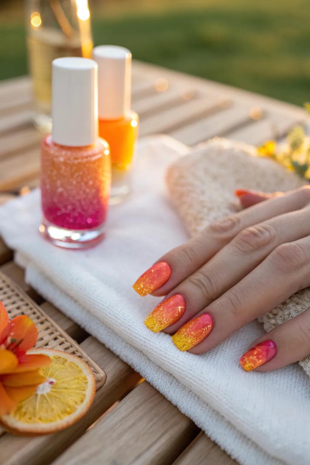 10+ Chic Summer Orange Nail Designs Ideas - Vervilla