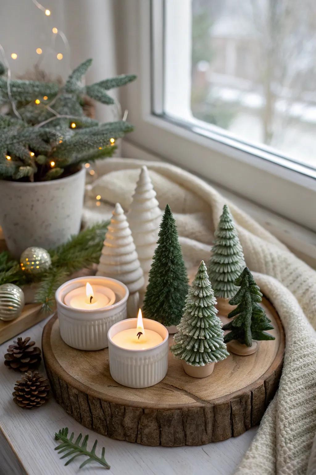 12+ Charming Christmas Candle Decoration Ideas - Vervilla
