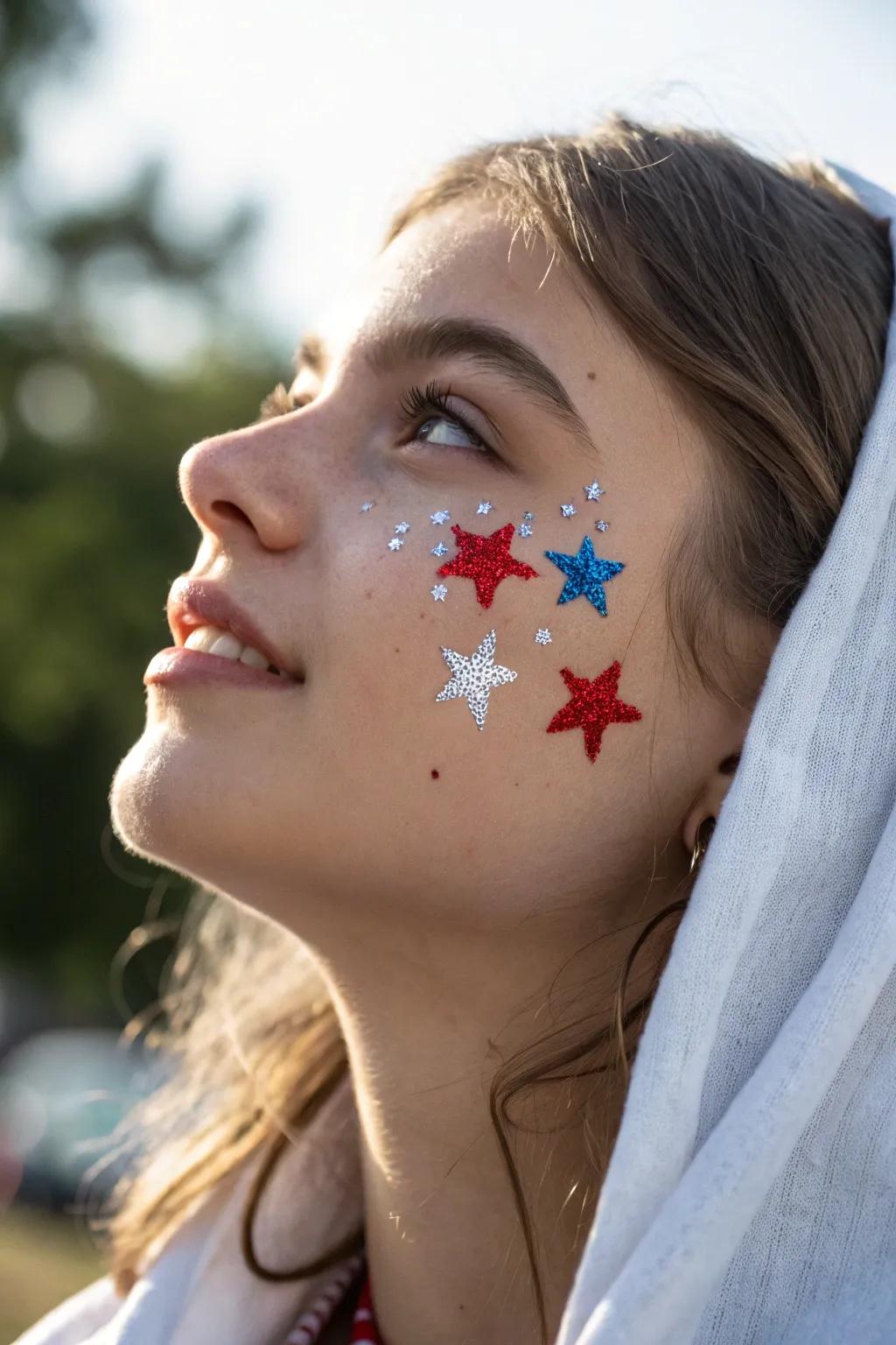 13+ Easy Fourth of July Face Paint Ideas - Vervilla