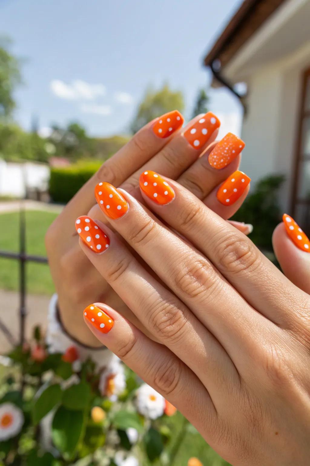 10+ Chic Summer Orange Nail Designs Ideas - Vervilla